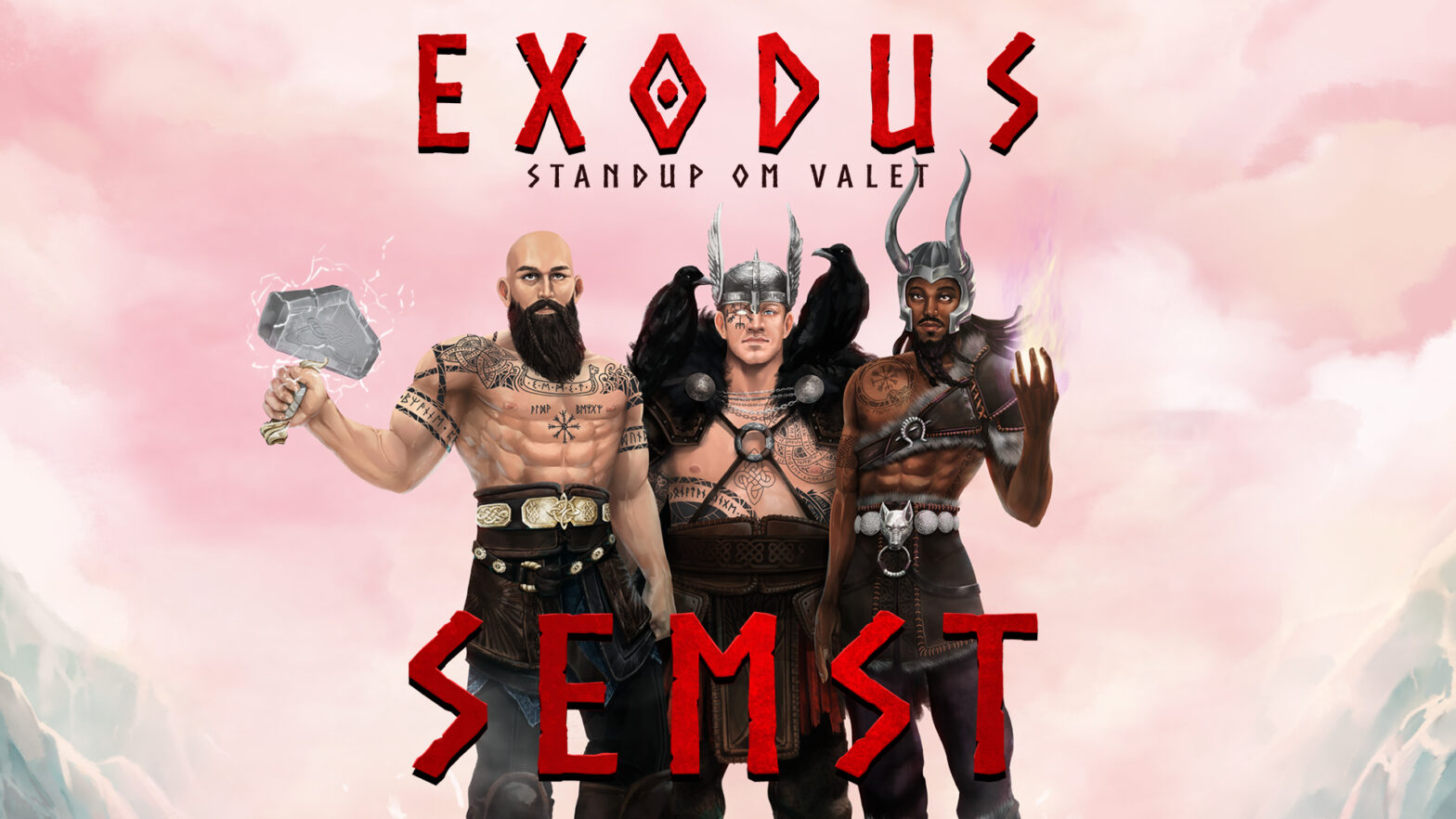 SEMST EXODUS -en standup-show om valet - Scalateatern