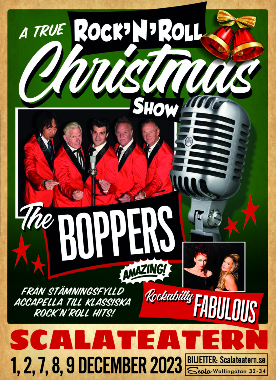 A TRUE ROCKN ROLL CHRISTMAS MED THE BOPPERS OCH ROCKABILLY FABULOUS ...