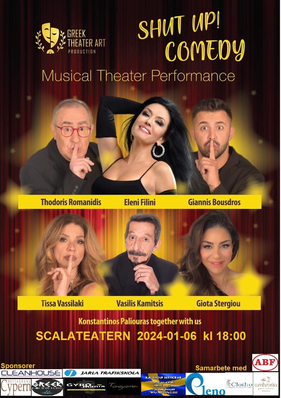 SHUT UP! COMEDY - Scalateatern