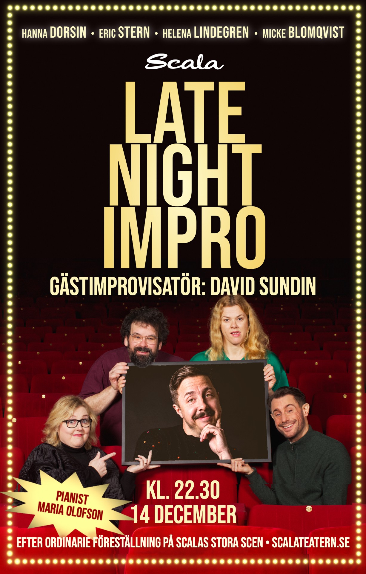 SCALA LATE NIGHT IMPRO - DAVID SUNDIN - Scalateatern